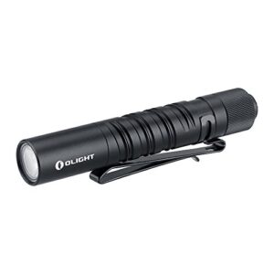 olight i3t eos 180 lumens dual-output slim edc flashlight for camping and hiking, tail switch flashlight with aaa battery