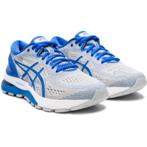 ASICS Women's Gel-Nimbus 21 Lite-Show Running Shoes, 6.5, MID Grey/Illusion Blue