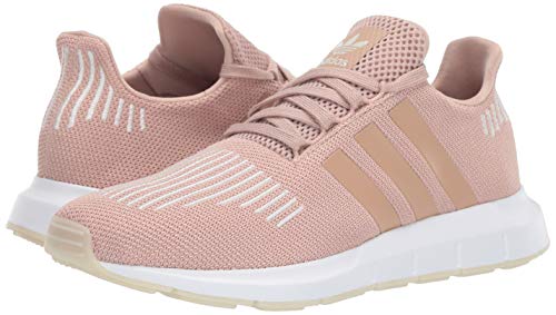 adidas Originals Women's Swift Running Shoe ,ash pearl/off white/white, 8 M US