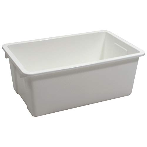 Redmon since 1883 11 Gallon Heavy Duty Nesta w/LID Bins, White