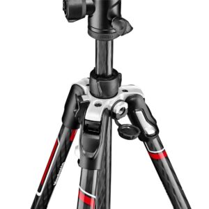 Manfrotto Befree Advanced 4-Section Carbon Fiber Travel Tripod with 494 Center Ball Head, Black