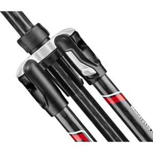 Manfrotto Befree Advanced 4-Section Carbon Fiber Travel Tripod with 494 Center Ball Head, Black