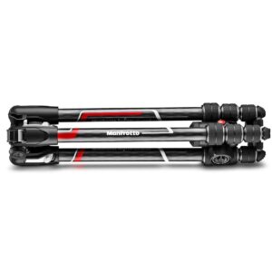 Manfrotto Befree Advanced 4-Section Carbon Fiber Travel Tripod with 494 Center Ball Head, Black