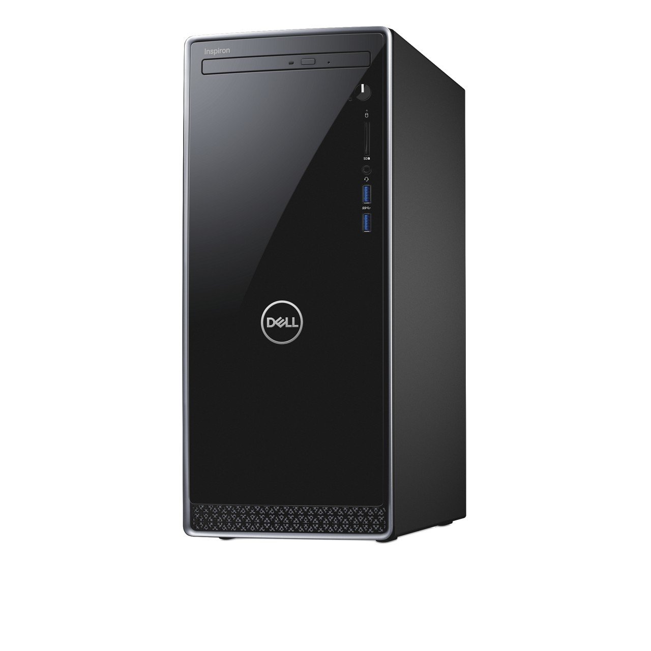 Dell Inspiron 3670 Desktop Computer Intel Core i3-8100 Processor 3.60GHz, 8GB DDR4-2400 RAM, 1TB 7,200RPM Hard Drive, Windows 10 Home