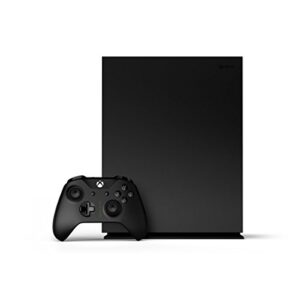 microsoft xbox one x 1tb project scorpio limited edition black console (1787) (renewed)