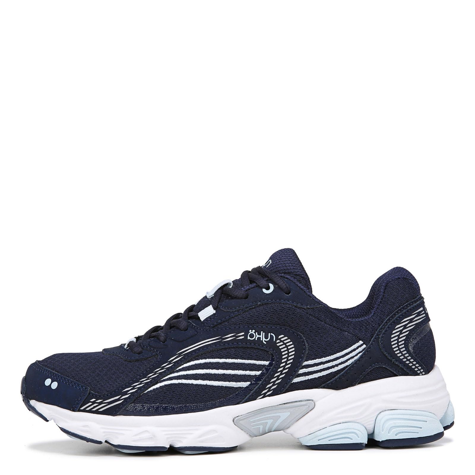 Ryka Womens Ultimate Running Shoe, Blue/Silver, 8.5 US