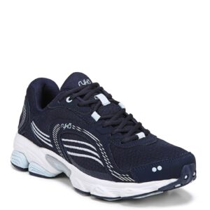 Ryka Womens Ultimate Running Shoe, Blue/Silver, 8.5 US