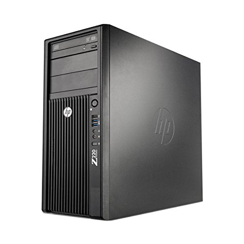 HP Desktop Z220 Workstation Tower - Intel Core i7 up to 3.9GHz, 16GB RAM, 480GB SSD, Windows 10 Pro (Renewed)