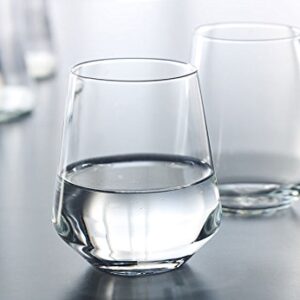 Harmony Wine Glasses by Rastal, 14 ounce, great option for wine, craft beer or water, Set of 6 (Stemless)