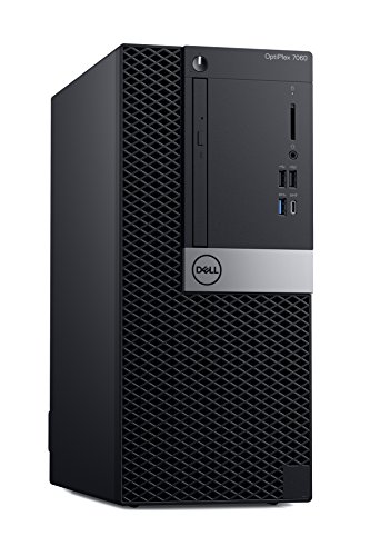 Dell OP7060MTW9M7T OptiPlex 7060 Desktop Computer with Intel Core i7-8700 3.2 GHz Hexa-core, 8GB DRAM, 1TB HDD