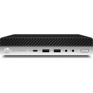 hp elitedesk 800 g4 4cb30ut mini desktop (2.1 ghz intel core i5-8500t, 8 gb ddr4 sdram, 256 gb ssd, windows 10 pro)