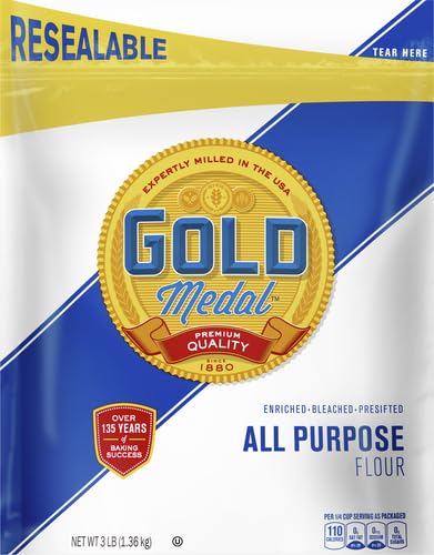 Gold Medal Flour All-Purpose, 3 lb Resealable Bag