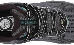 La Sportiva Womens Wildcat 2.0 GTX Trail Running Shoes, Carbon/Aqua, 6.5