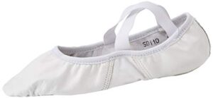 so danca women's ballet shoes, white, 12