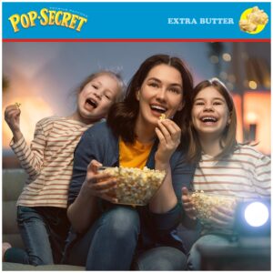 Pop Secret Popcorn, Extra Butter, 3.2 Oz Bags, 12 Ct