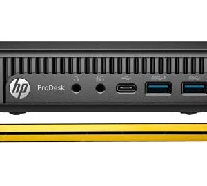 HP 600 G2 Micro Computer Mini Tower Tiny PC (Intel Quad Core i3-6100T, 16GB Ram, 128GB SSD, WIFI, VGA, USB 3.0) Win 10 Pro (Renewed)