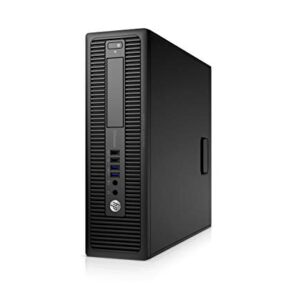 HP EliteDesk 705 G1 SFF, A6-7400B 3.5GHz, 8GB RAM, 500GB Hard Drive, DVDRW, Windows 10 Pro 64Bit (Cerfified Renewed)