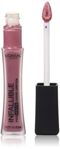 l'oreal paris infallible pro matte liquid lipstick - up to 16hr wear, petal potion, 0.21 fl oz