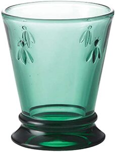 la rochere set of 6 bee tumbler green