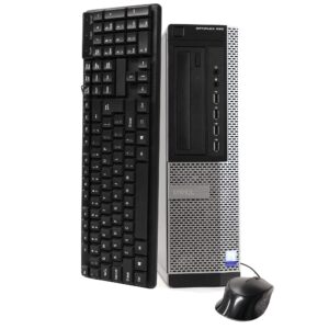 dell optiplex 990 small form computer tower pc, intel core i5 3.1ghz, 8 gb ram, 500 gb hdd, dvd-rw, wifi (upgrade up to 16 gb ram / 512 gb ssd / 2 tb hdd) windows 10 (renewed)