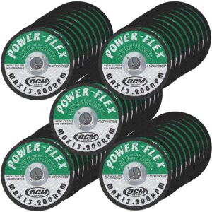 50 pack 4 1/2 inches x 1/16 inches x 5/8 inches premium cut off wheels - for cutting all ferrous metals and stainless steel