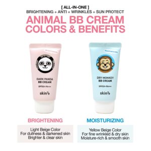 SKIN79 Animal BB Cream Angry Cat Dark Panda Dry Monkey SPF 50+ PA+++ Made In Korea (Dark Panda)