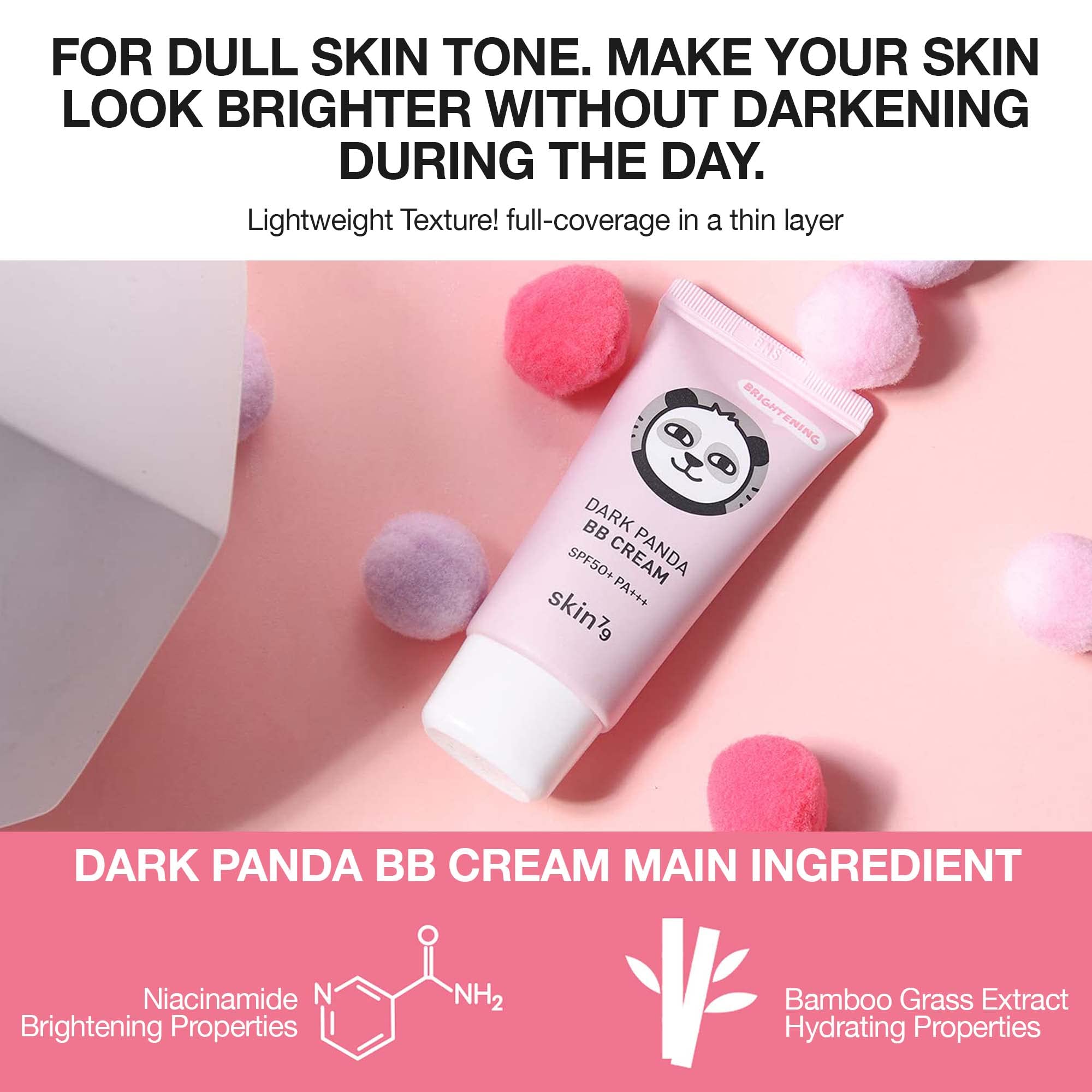 SKIN79 Animal BB Cream Angry Cat Dark Panda Dry Monkey SPF 50+ PA+++ Made In Korea (Dark Panda)