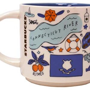 Starbucks Been There Series Connecticut Ceramic Mug, 14 Oz