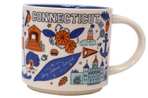 starbucks been there series connecticut ceramic mug, 14 oz