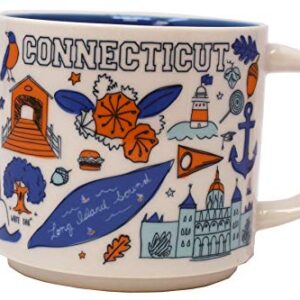 Starbucks Been There Series Connecticut Ceramic Mug, 14 Oz