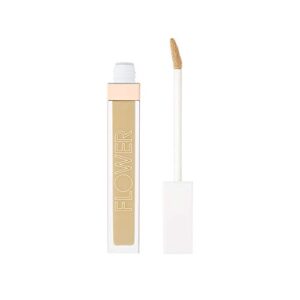 FLOWER BEAUTY Light Illusion Full Coverage Concealer - Diffuse Dark Under Eye Circles + Blurs Blemishes - Weightless Formula + Crease Proof Makeup (Light Medium)