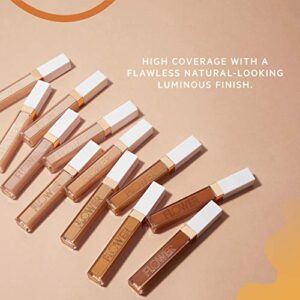 FLOWER BEAUTY Light Illusion Full Coverage Concealer - Diffuse Dark Under Eye Circles + Blurs Blemishes - Weightless Formula + Crease Proof Makeup (Light Medium)