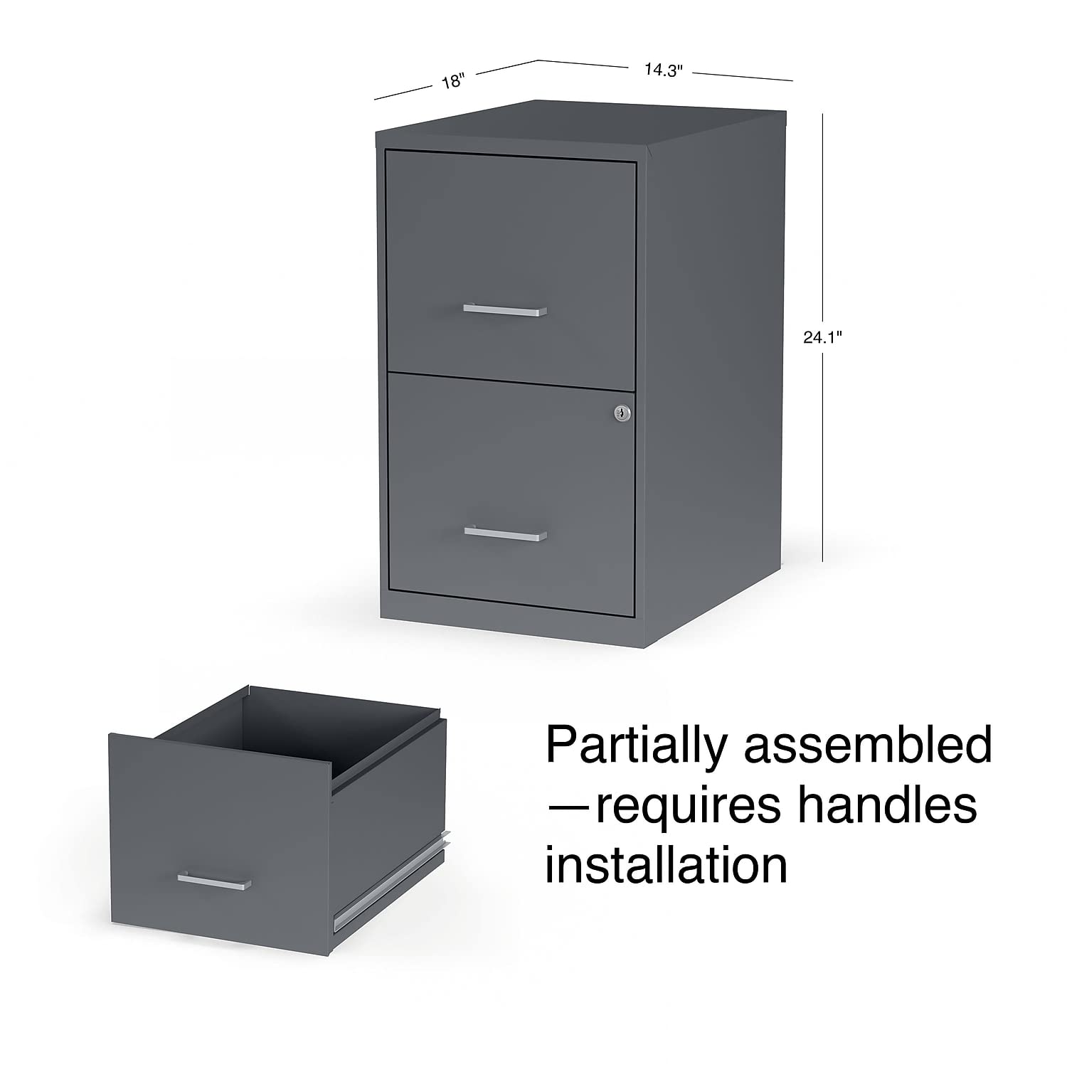 Office Designs 2 Drawer Vertical File Cabinet (14443 17783)