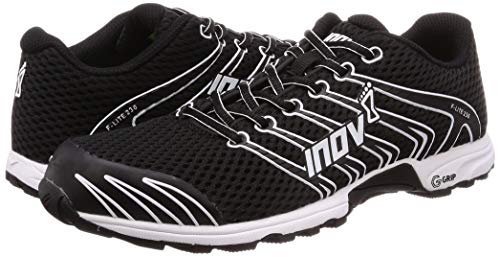 Inov-8 Unisex F-Lite G 230 V2 Cross Training Shoes, Black/White, 5 US Men