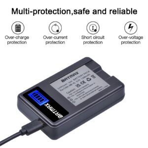 Batmax 2Pcs NB-4L Battery + LCD USB Charger for Canon PowerShot ELPH 100 HS,300 HS,SD400,SD600,SD750,SD780 is,SD960 is,SD1000,SD1100 is,310 HS,SD30,SD40,SD200,SD300