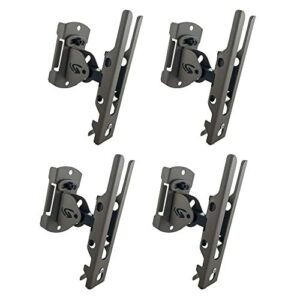 cuddeback genius pan tilt lock mount with universal adapter and mounting screws, 4-pack