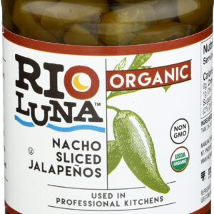 RIO LUNA Organic Nacho Sliced Jalapenos, 12 OZ