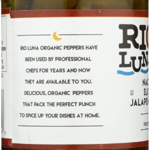 RIO LUNA Organic Nacho Sliced Jalapenos, 12 OZ