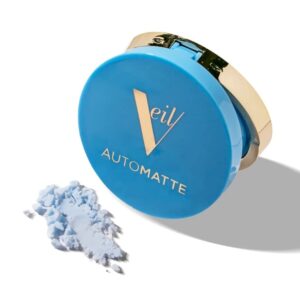 Veil Cosmetics | AutoMatte Mattifying Balm | Anti-Shine Translucent Powderless Makeup | Prime, Set, Mattify, Touch-Up & Remove Oil | Blur Pores & Fine Lines | Smooth Complexion | All Skin Types