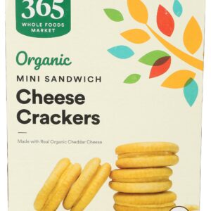 365 by Whole Foods Market, Organic Mini Cheese Sandwich Crackers, 7.5 Ounce