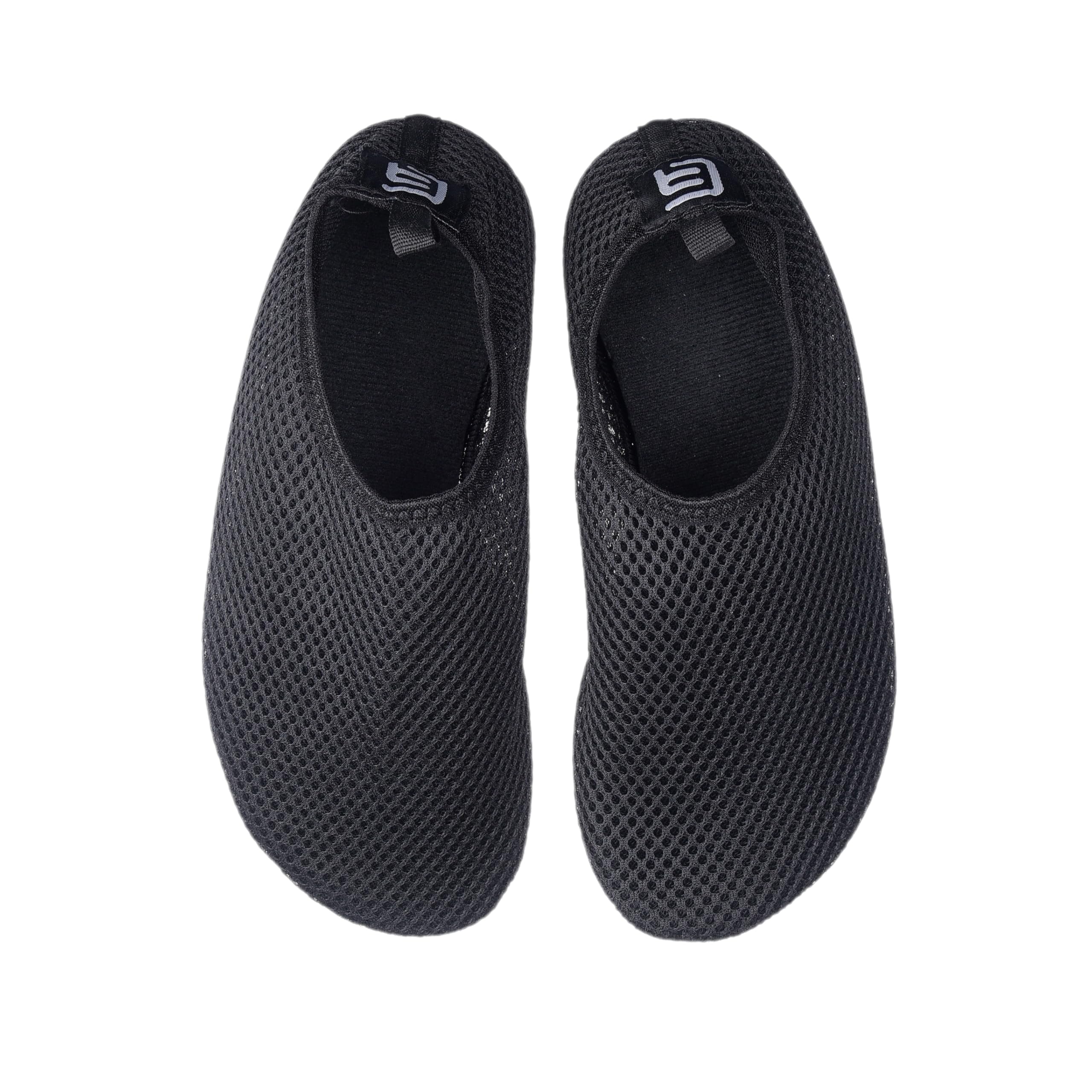 Water Shoes for Women - Extra Comfort - Protects Against Sand, Cold/Hot Water, UV, Rocks/Pebbles - Easy Fit Footwear for Swimming (Black)