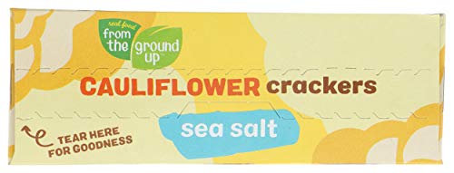 From The Ground Up, Cauliflower Crackers Sea Salt, 4 Ounce