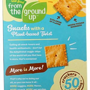 From The Ground Up, Cauliflower Crackers Sea Salt, 4 Ounce