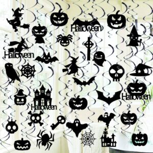 GOER 39 Pcs Halloween Hanging Swirls for Halloween Party Supplies Decorations