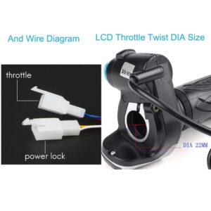 Electric Brushless DC Motor Complete Kit, 48V 2000W 4300RPM High Speed Motor, With 33A 15 Mosfet Controller, Battery Display LCD Throttle, Electric Scooter Bicycle Motorcycle Mid Drive Motor, DIY Part