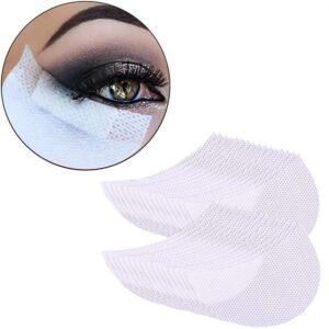 adamai pack of 100pcs professional disposable eyeshadow shields under eye eyeshadow gel pad patches eyelash extensions lip makeup