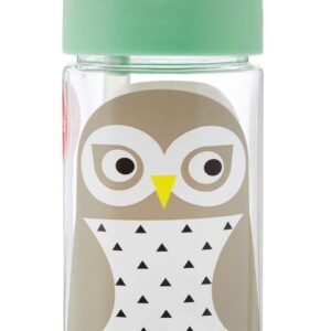 3 Sprouts Water Bottle – Kids Small 12oz. Plastic Spout Water Bottle