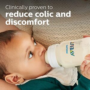 Philips Avent Anti-Colic Baby Bottle 11oz, Clear, Pack of 2, SCF406/24