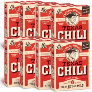 carroll shelby's original texas chili kit 3.65 ounce (pack of 8)