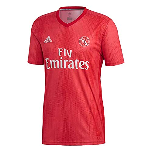 adidas Real Madrid Mens Third Men's Soccer Jersey 2018/19 (S) Real Coral